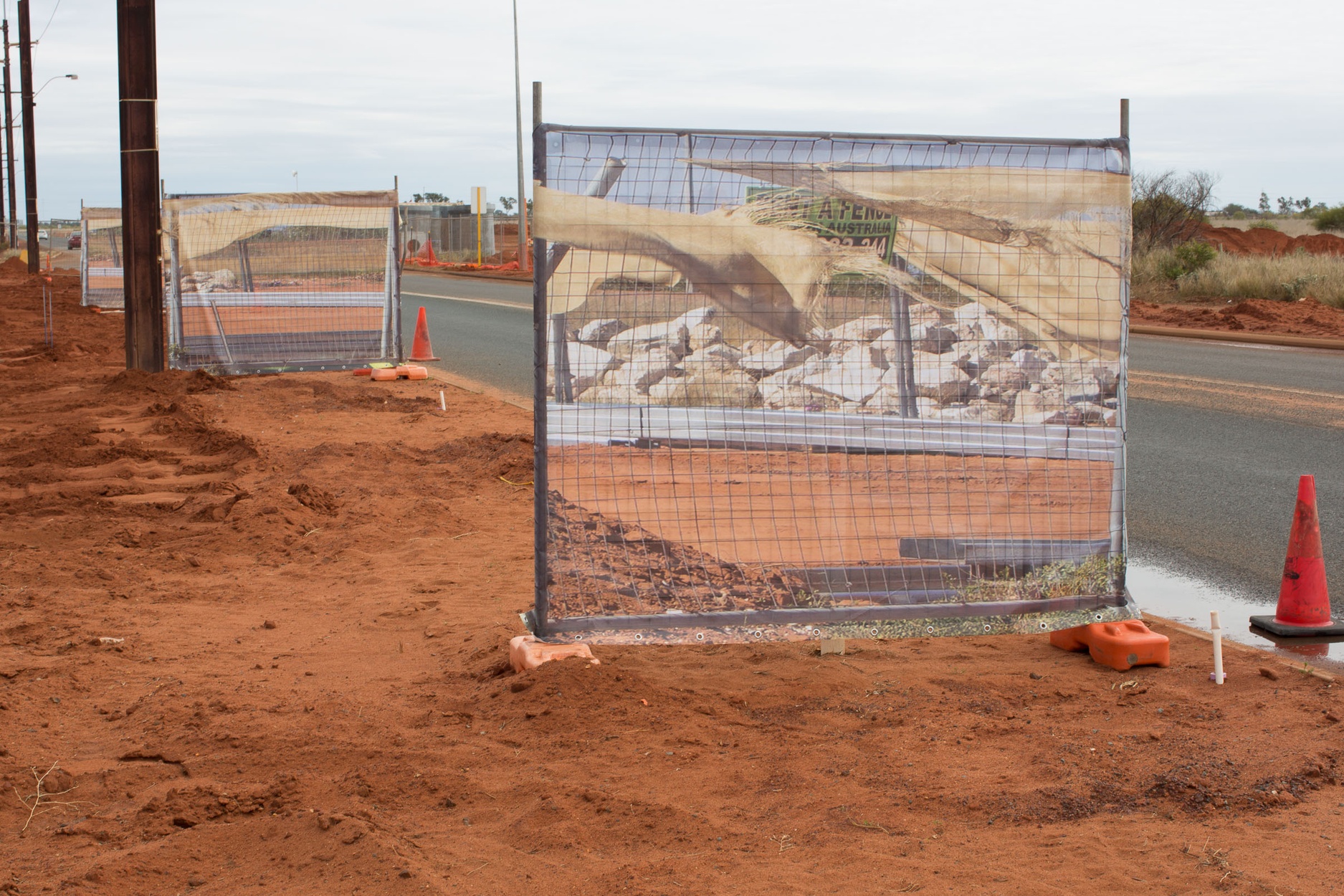 Blowing Fence, Port Hedland, The Pilbara | Mike Hewson