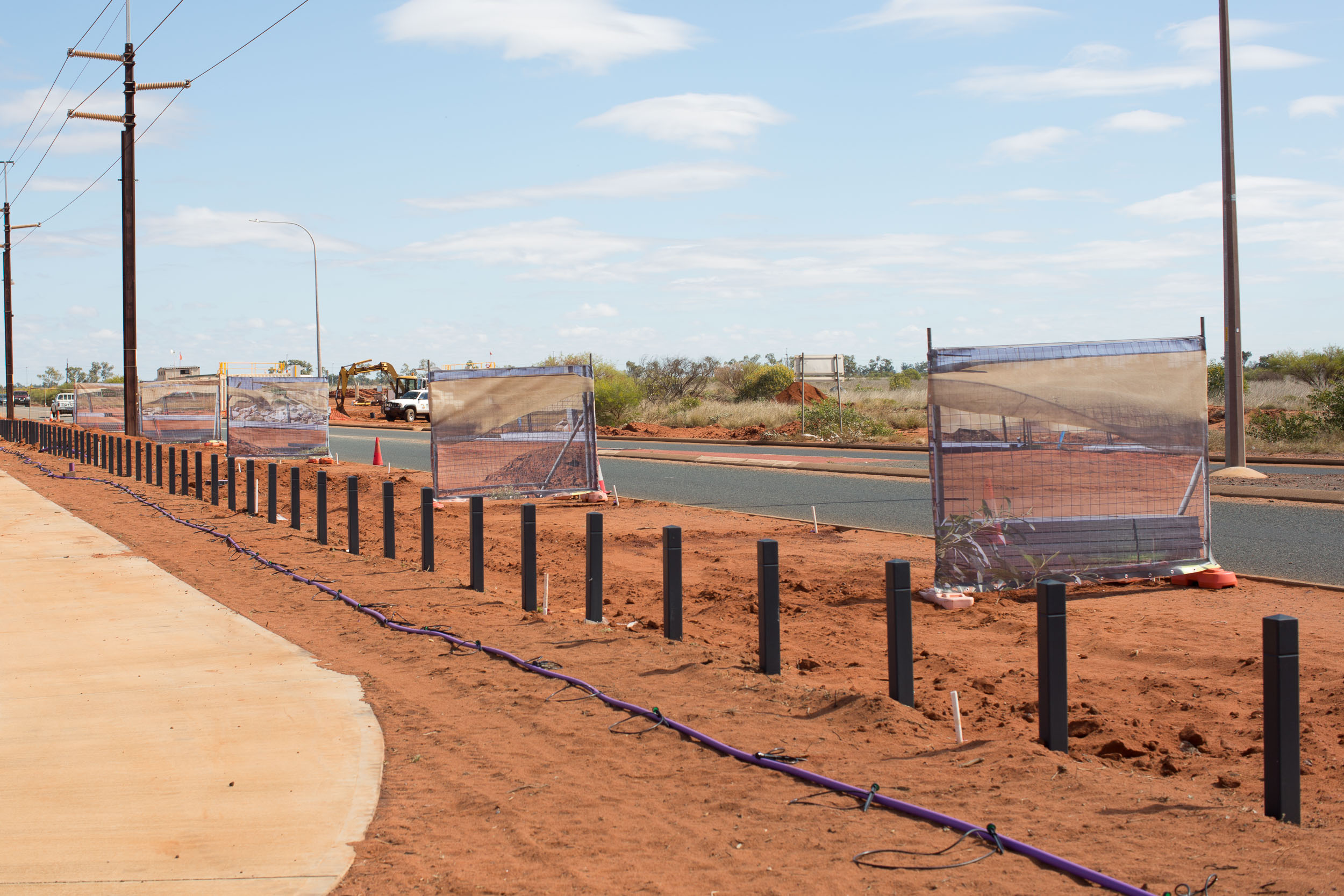 Blowing Fence, Port Hedland, The Pilbara | Mike Hewson